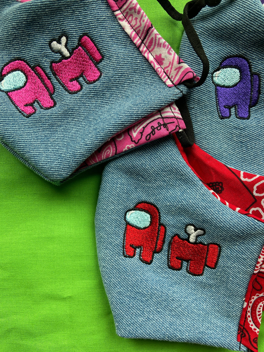 Among us facemasks – Made.in.l.o.v.e